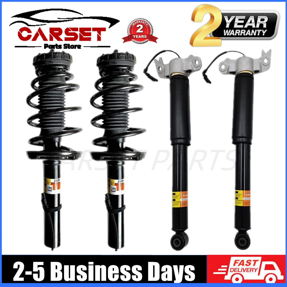 4PCS Electric Front Rear Shock Absorber Assembly for 2014-2020 Cadillac ...