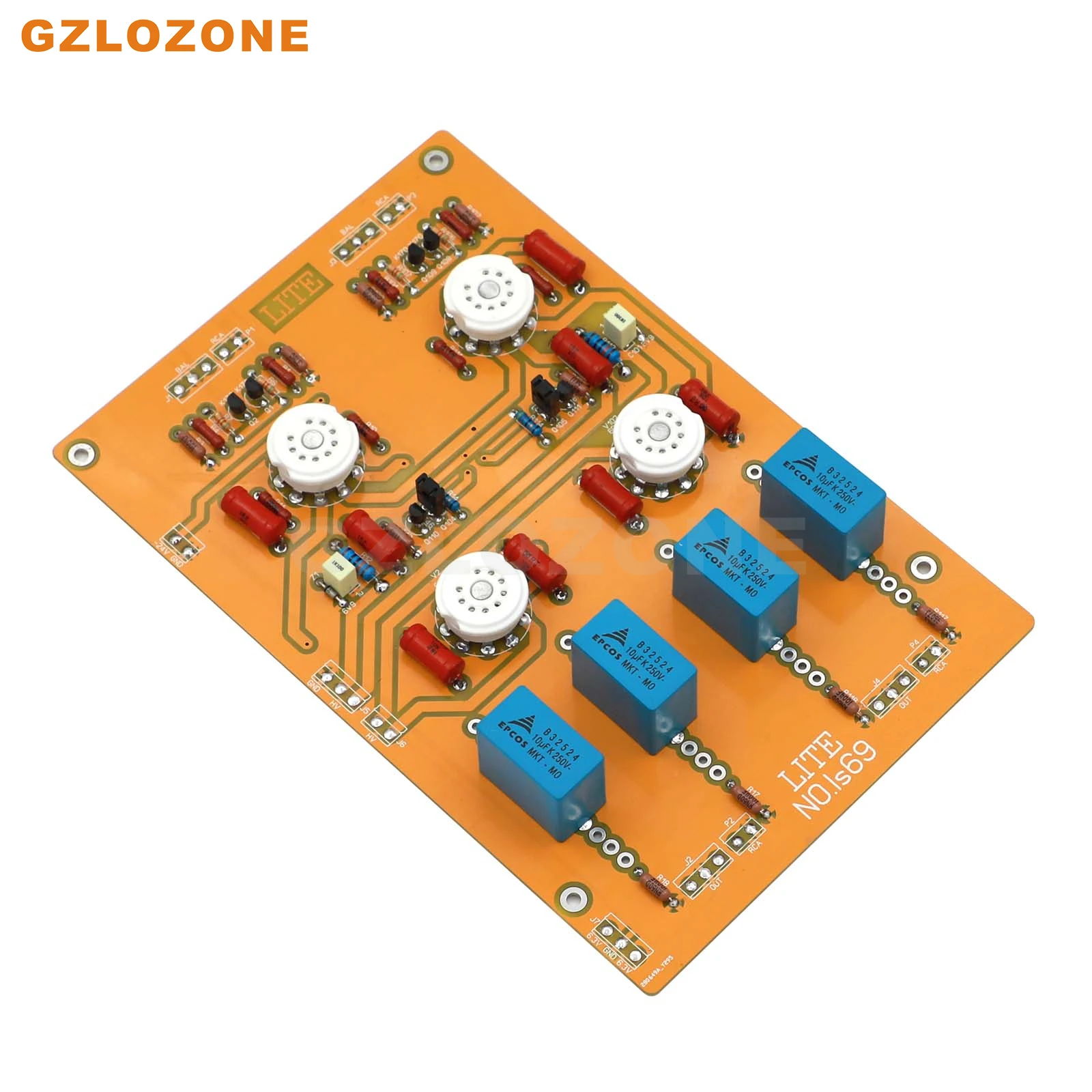 LITE LS69 Fully Balanced 6922 Tube Preamplifier DIY Kit/Finished Board ...