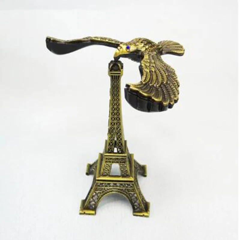 Metal-Balance-Eagle-Office-Decoration-Alloy-Tower-Model-Balanced-Bird ...
