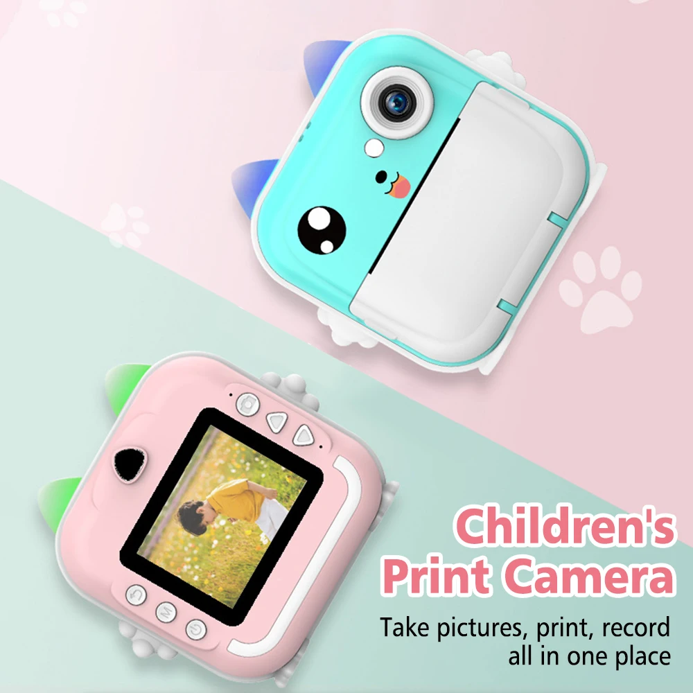 Children-s-Instant-Print-Camera-With-Thermal-Printer-Kids-Digital-Photo ...