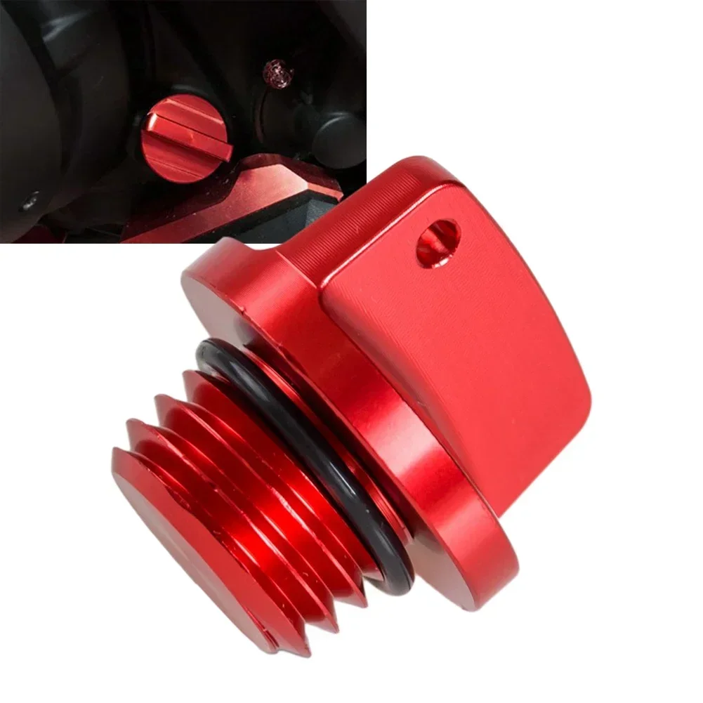 Motorcycle Crankcase Cap CNC Engine Oil Filler Screw Cover Plug M20*2.5 ...