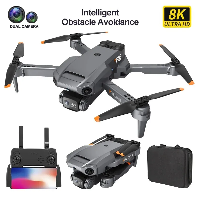 Dron-plegable-P8-RC-con-c-mara-HD-8K-Dron-plegable-para-evitar-obst ...