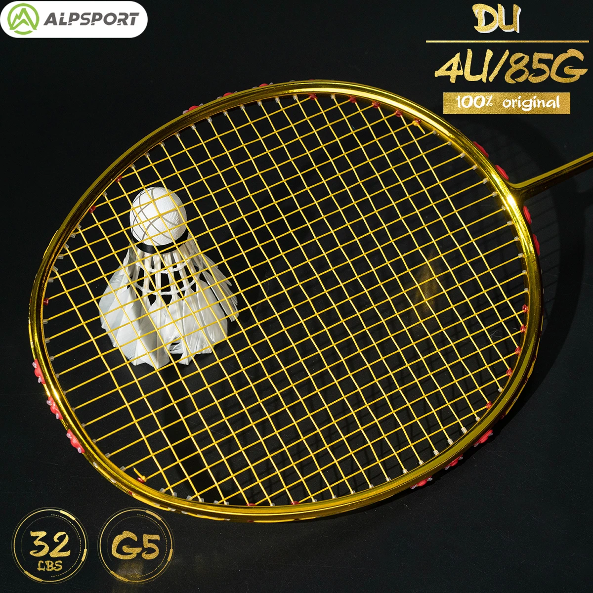 Alpsport-DU-4U-Full-Carbon-Fiber-Badminton-racket-Original-design ...