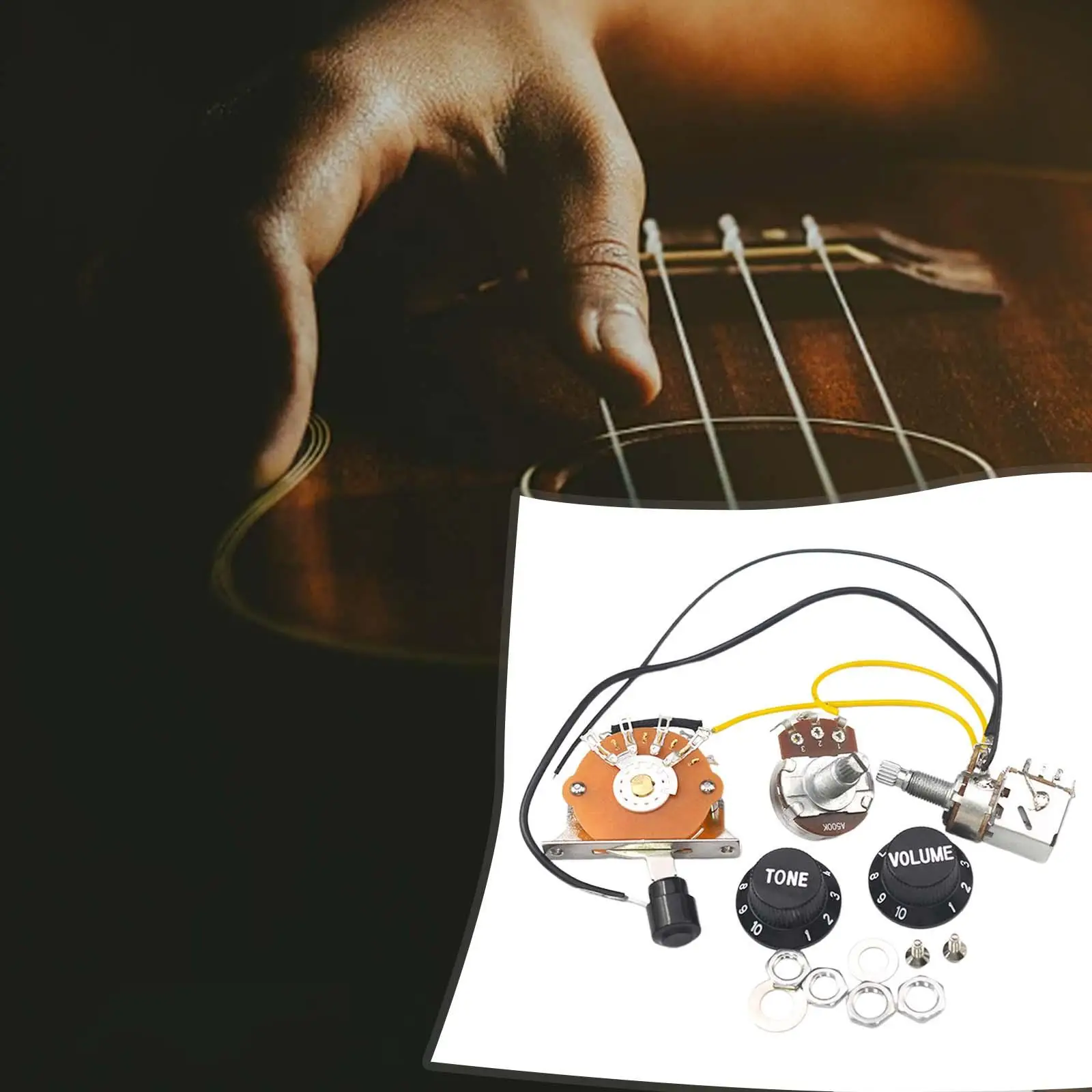 Guitar-1-Tone-1-Volume-Accessory-Potentiometer-Bass-Humbucker-Wiring ...