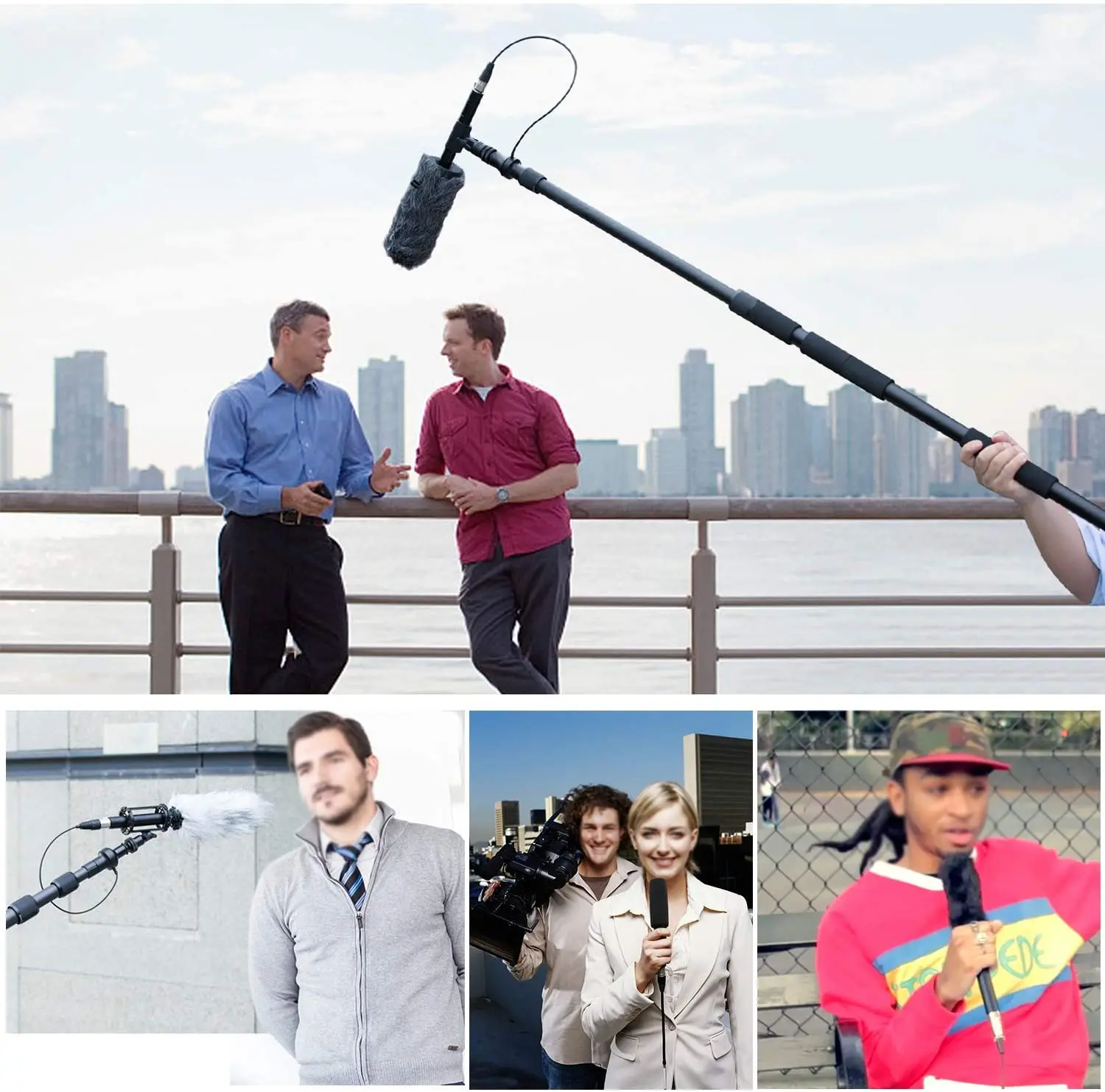 Shotgun Microphone Boom Pole