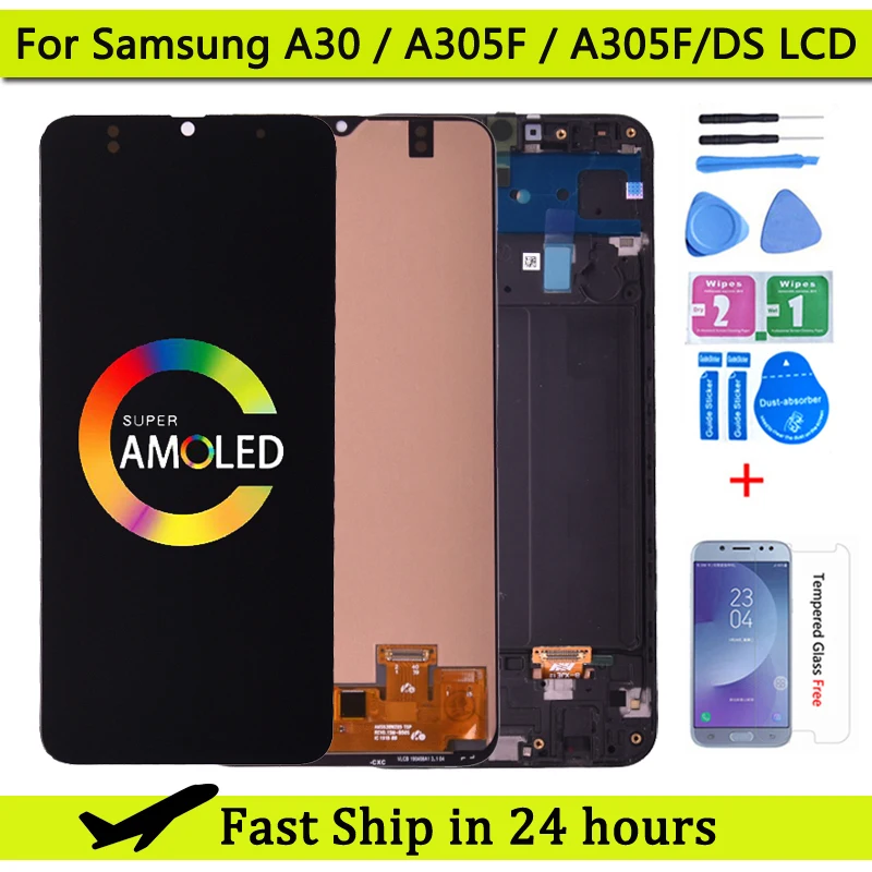 Super-Amoled-For-Samsung-GALAXY-A30-LCD-Display-with-Touch-Screen ...
