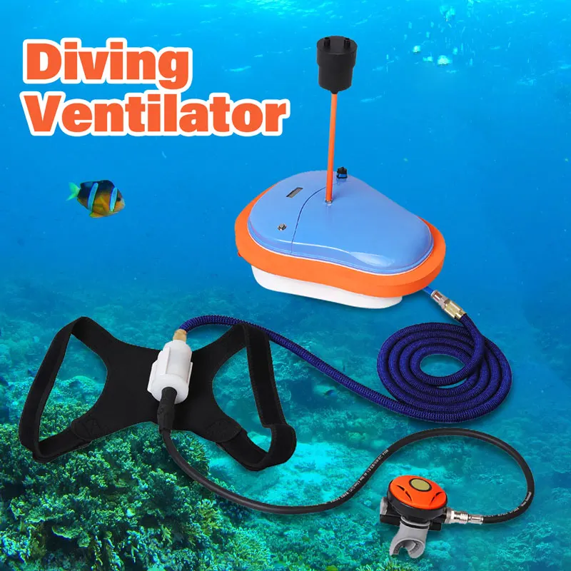 Diving Ventilator Portable Underwater Scuba 50 Mins Deep Float Diving ...