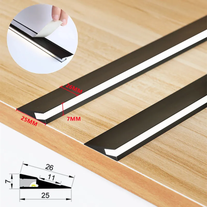 Ultra-thin Aluminum Profile 7mm Surface Mounted Led Cabinet Lamp 45 ...