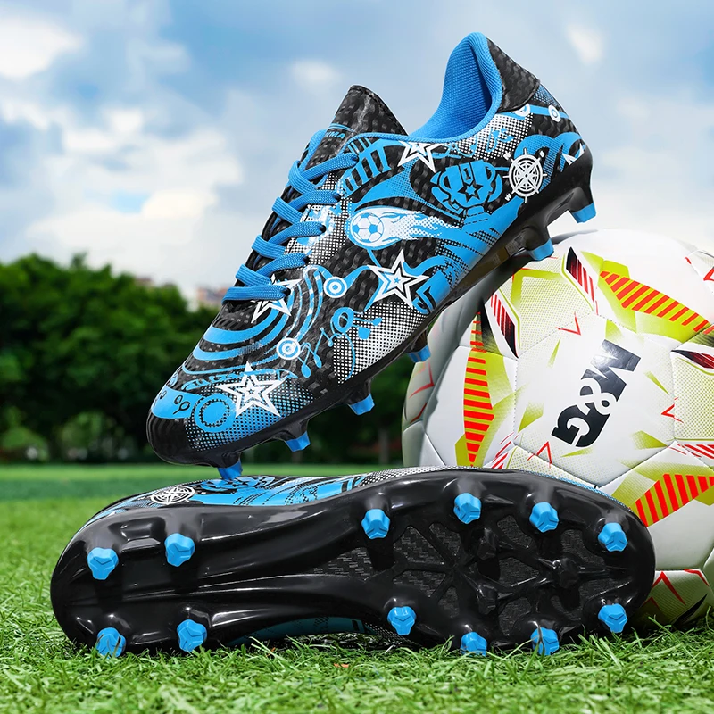 Football Boots for Men New TF/FG Grass Training Professional Football ...