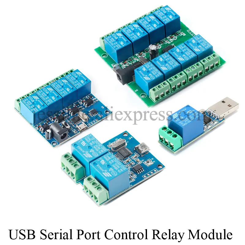 1 2 4 8 Channel LCUS USB Relay Module Intelligent Control Switch For ...