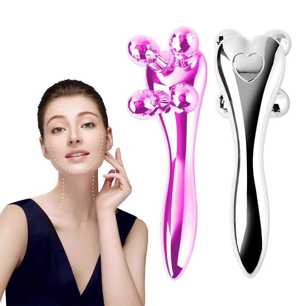 4D-Roller-Massage-Instrument-Manual-V-shaped-Facial-Lifting-4-Rounds ...