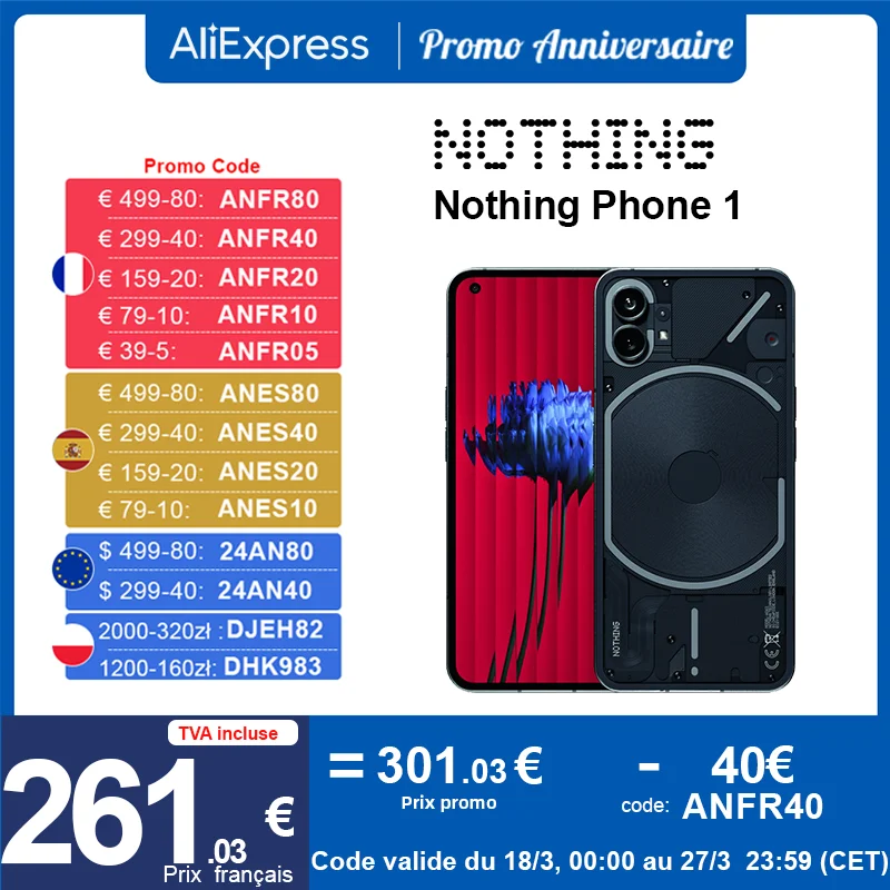 Page d'accueil Catégories Promo Anniversaire Avis sur le vendeur