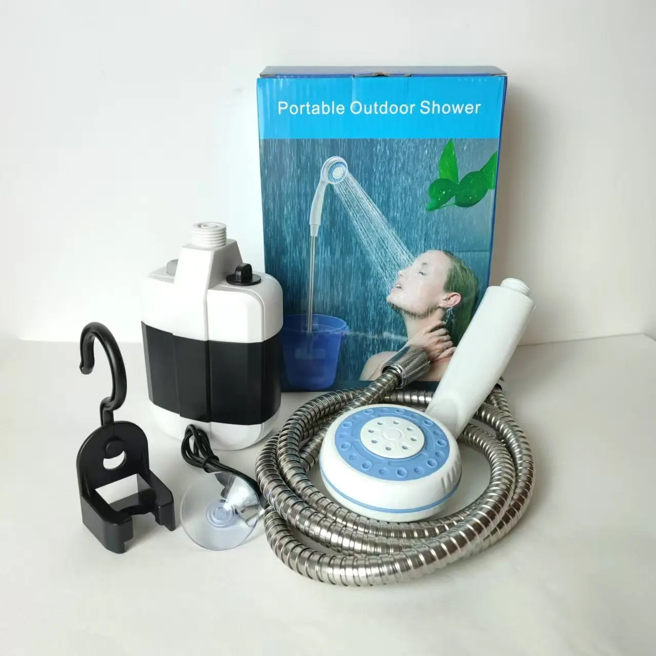 Electric-Outdoor-Shower-Bathing-USB-Head-Portable-Waterproof-Shower ...