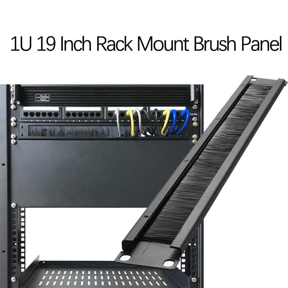 1U-19-Inch-Cable-Manager-Panel-with-Brush-Server-Rack-Wire-Management ...
