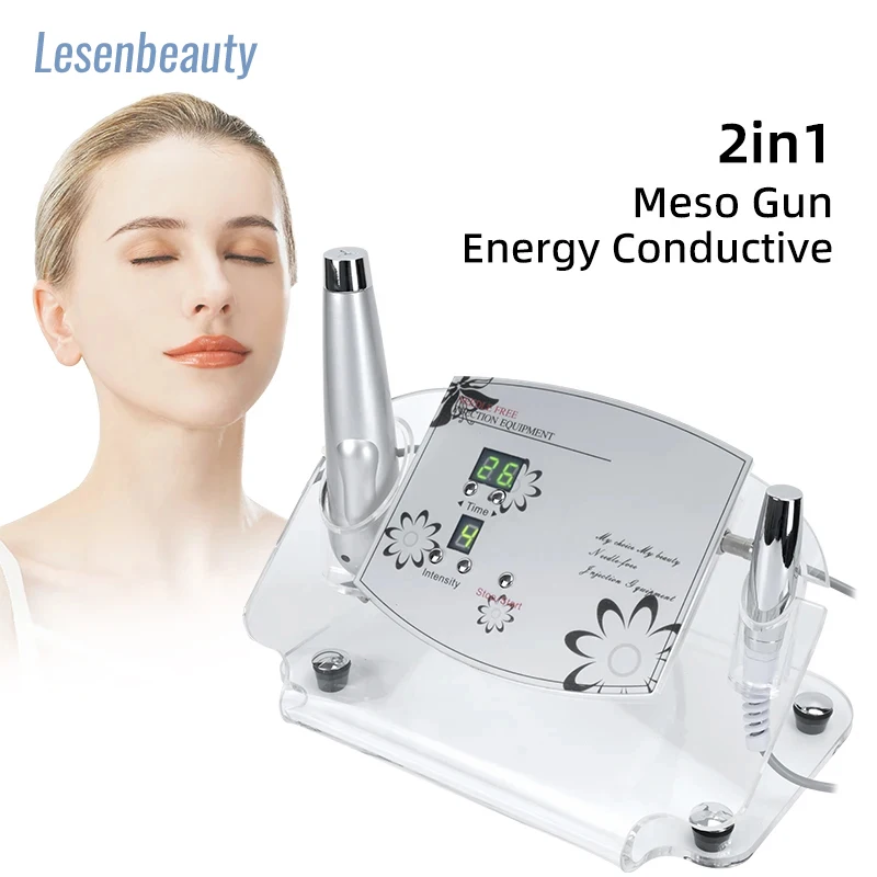 New BIO Mesotherapy Electroporation Face Massager Jade Freezing ...