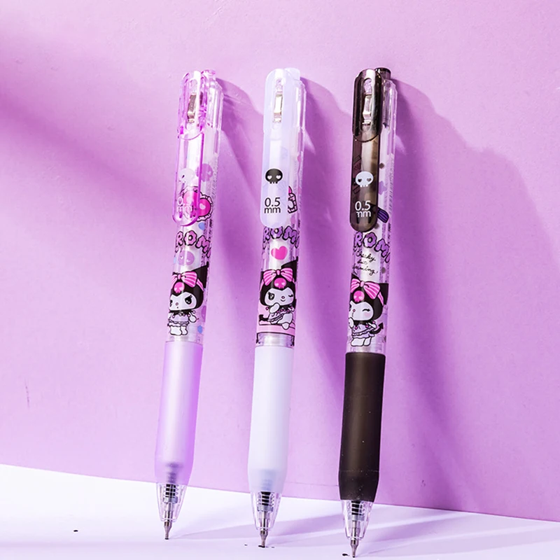 3pcs-Set-Sanrio-Kuromi-Gel-Ink-Pen-School-Office-Writing-Elementary ...