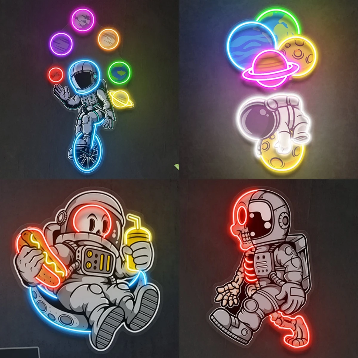 Astronaut-Neon-Sign-Personalised-Custom-Led-Light-Bedroom-Living-Room-Wall-Artwork-Decoration ...