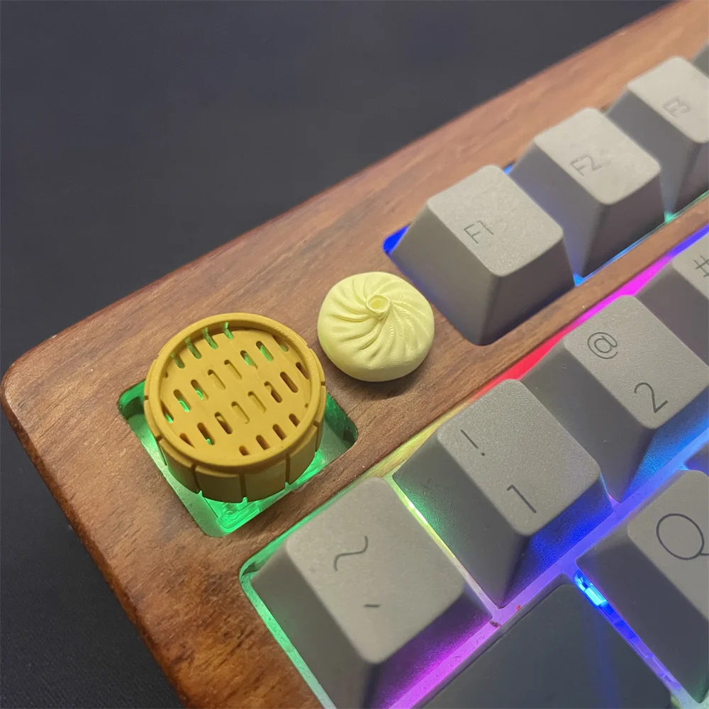 Magnet Resin Keycap Personality Small Steamed Bun Dumpling Design ...