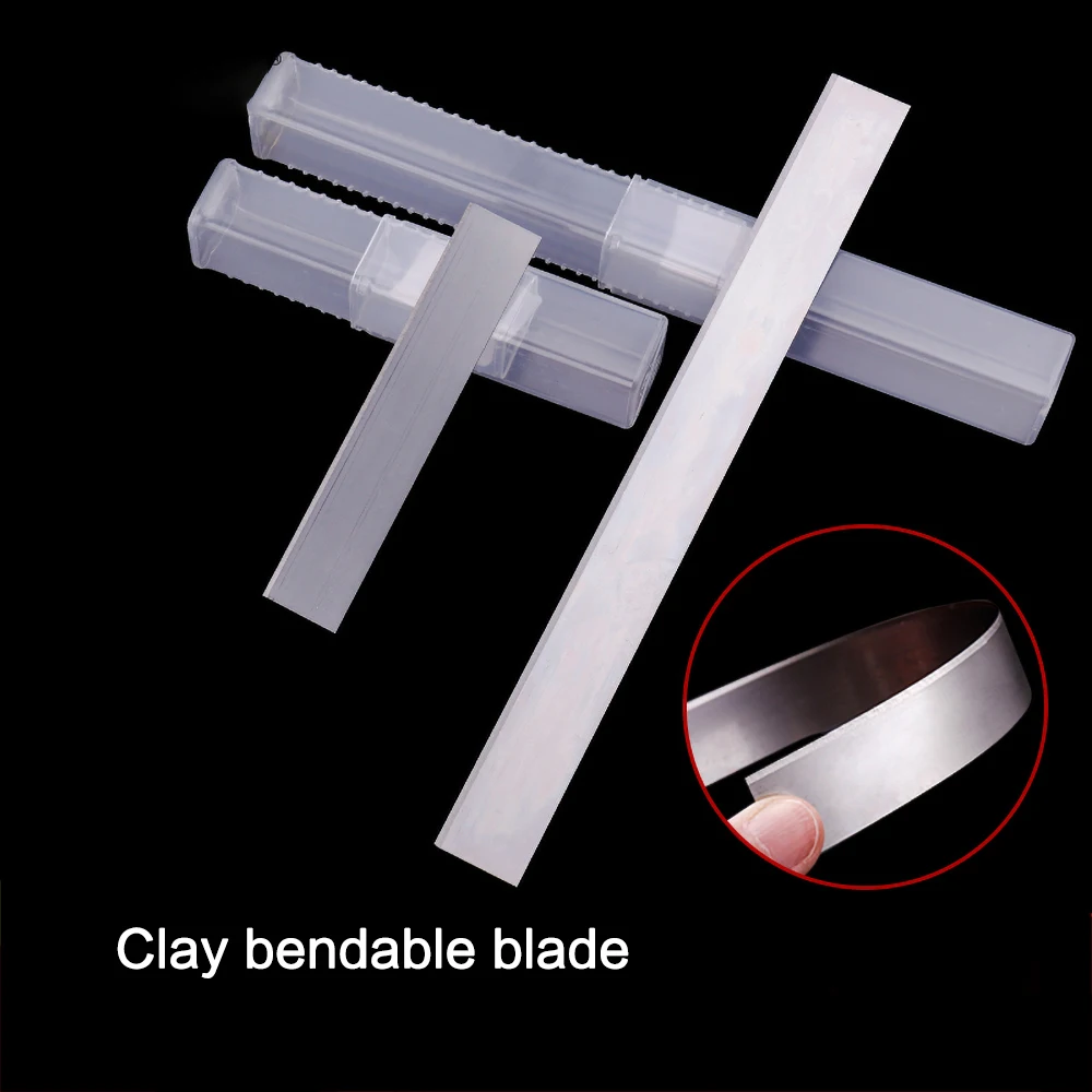 2pcs Pottery Tools Clay Cutting Blades Bendable Soft Pottery Molding ...