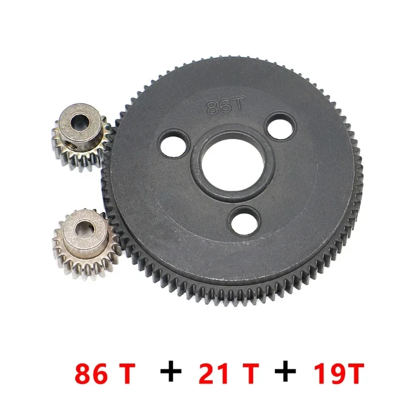 Metal-86T-90T-Spur-Gear-with-19T-21T-Pinion-Gear-for-Trxs-Slash-2WD ...