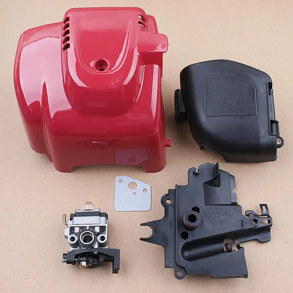 Carburetor-Cylinder-Air-Filter-Cover-Housing-Fuel-Line-For-Honda-GX35 ...