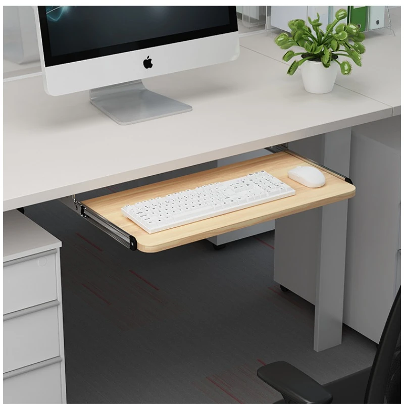 Factory-Hidden-Computer-Table-Keyboard-Tray-with-Adjustable-Wooden-Tray ...