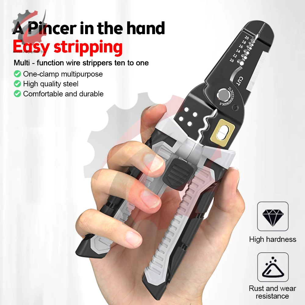 Wire Plier Stripper Multifunctional Electrician Special Cable Peeling ...