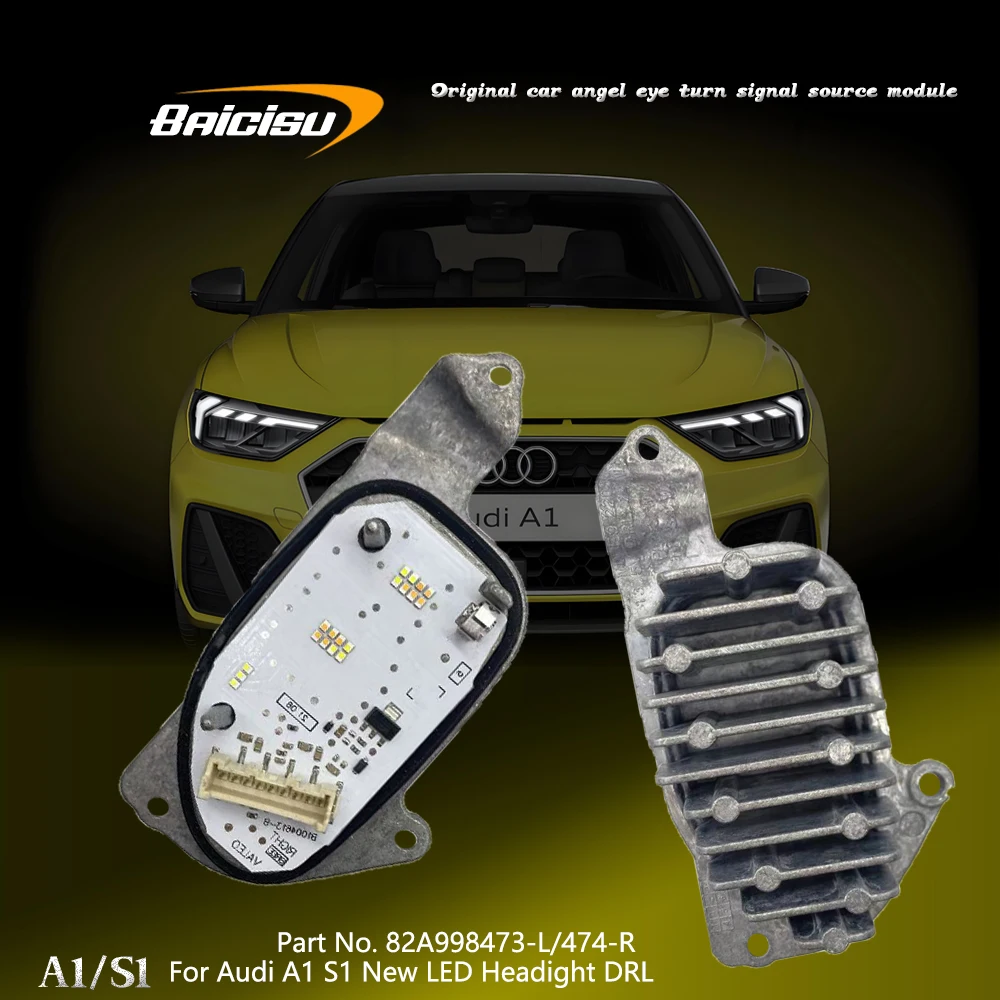 Left&Right NEW Daytime Running Lights Module LED DRL Xenon Headlight ...