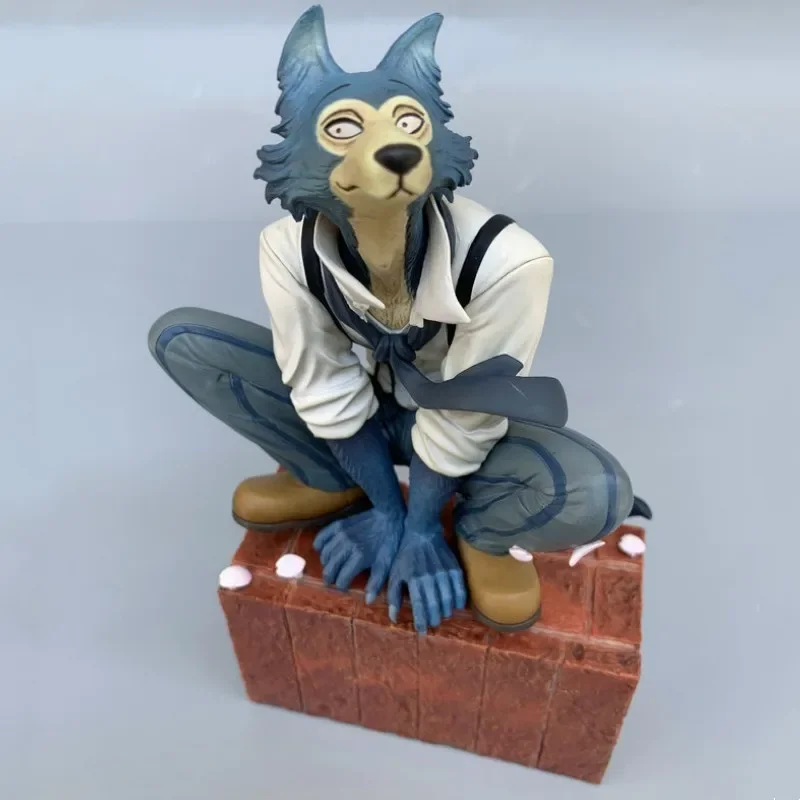 17cm-Beastars-Anime-Figure-Wolf-Squatting-Action-Figurine-Pvc-Statue ...