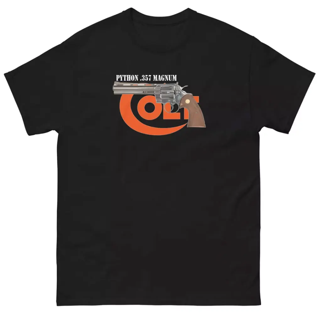 JRJZ-Colt-Python-357-Magnum-Fan-Men-s-classic-T-shirtcopy-Tops-Shirt ...