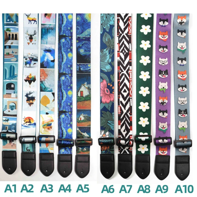 Guitar-Straps-Cartoon-Cute-Funny-Adjustable-Guitar-Belts-Shoulder-for ...