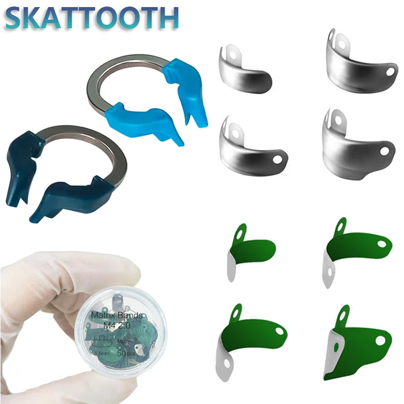 Dental-Matrix-Bands-M4-2-0-Metal-Matrices-with-PTFE-Coat-Sectional ...