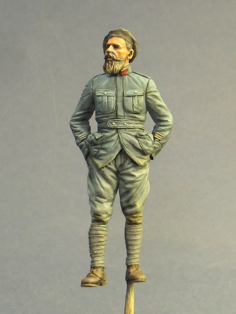 1-35-Die-Cast-Resin-Drawing-Model-Assembly-Kit-WWI-French-Tank-Soldier ...