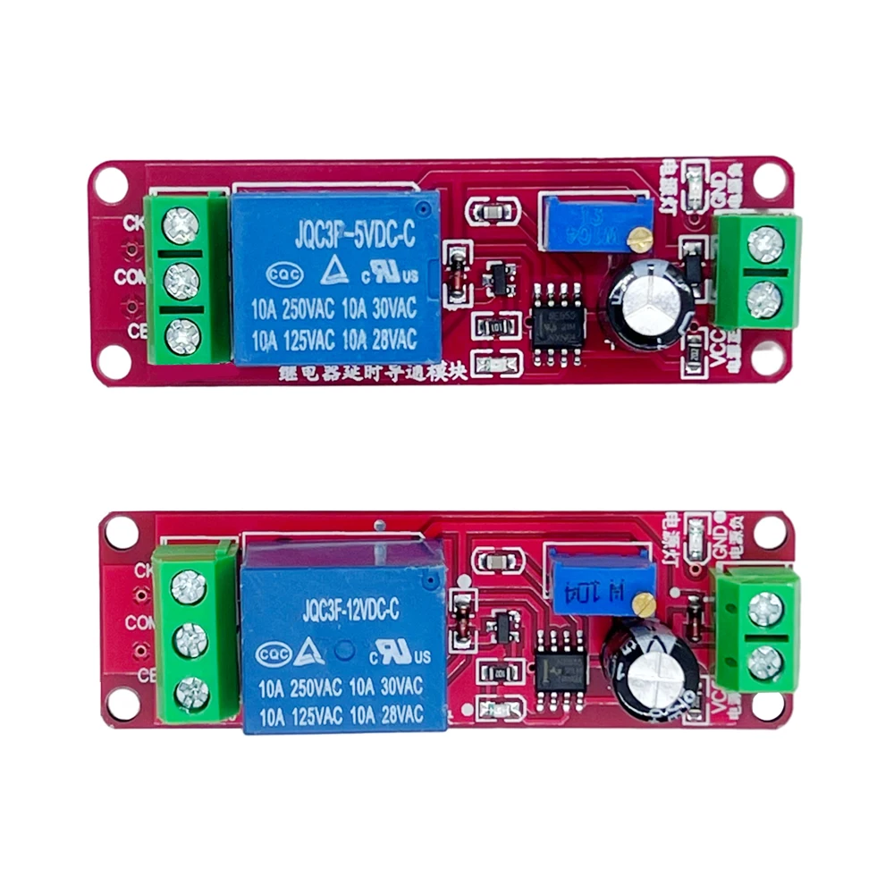 DC-5V-12V-Time-Delay-Relay-NE555-Time-Relay-Shield-Timing-Relay-Timer ...
