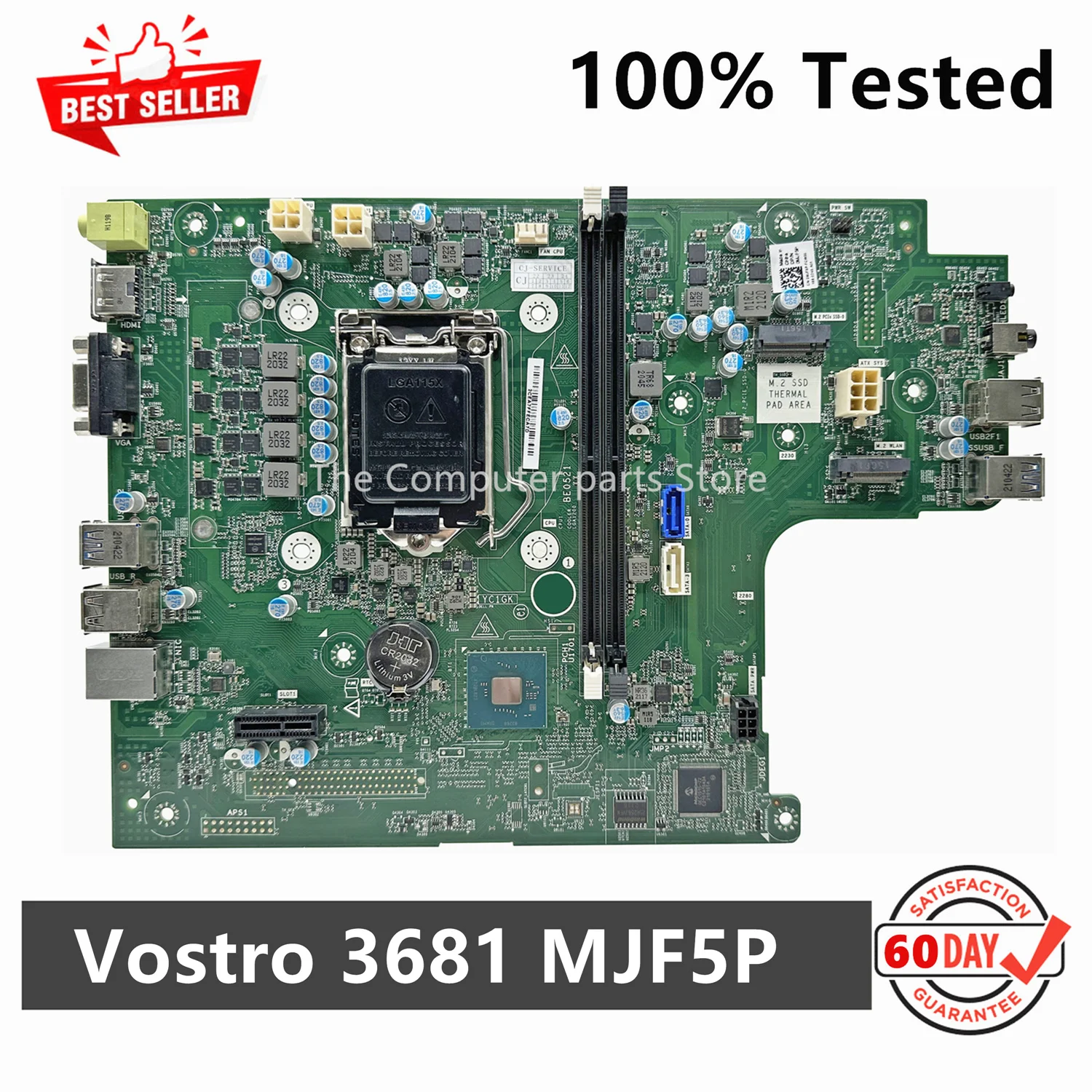 Original For Dell Vostro 3681 Desktop Motherboard CN-0MRC1X 0MRC1X ...