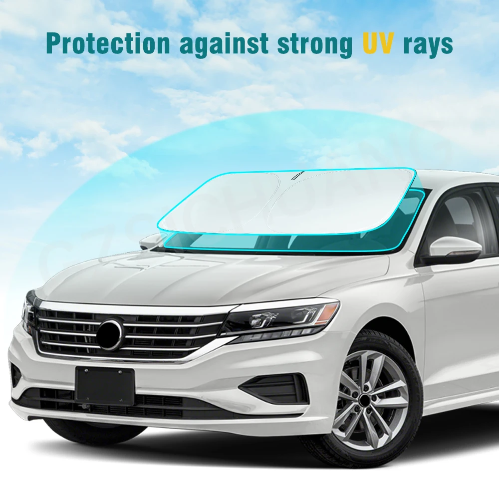 Car Sun Shade For VW Passat 2012-2019 2020 2021 2022 Front Window Shade ...