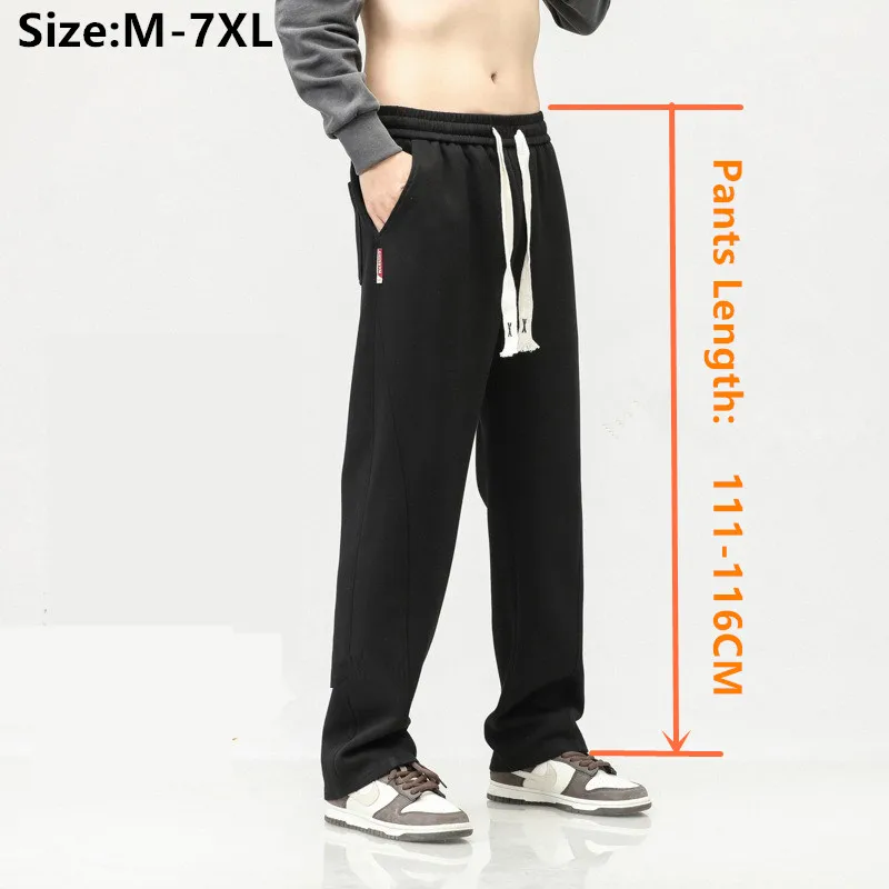 111CM 116CM Long Pants Tall Men Sports Straight Stretched Overalong ...