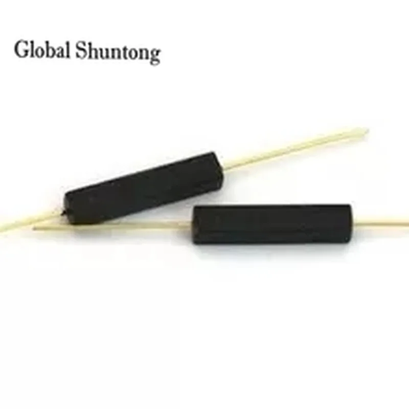 10Pcs Plastic Type 2*14mm Normally Open Reed Switch GPS 14A Magnetic ...