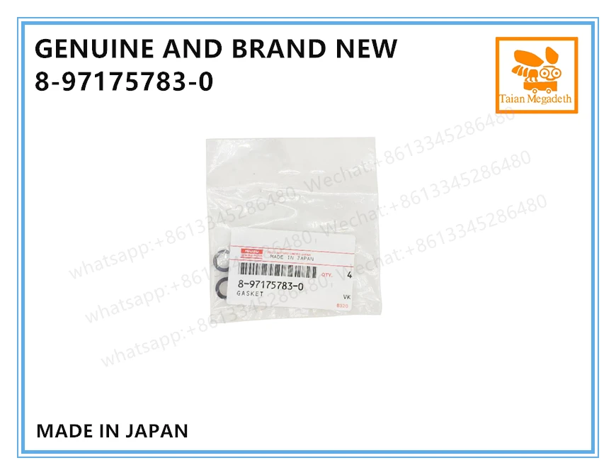 Arandela de junta de inyector genuina y nueva, 8971757830, 8-97175783 ...