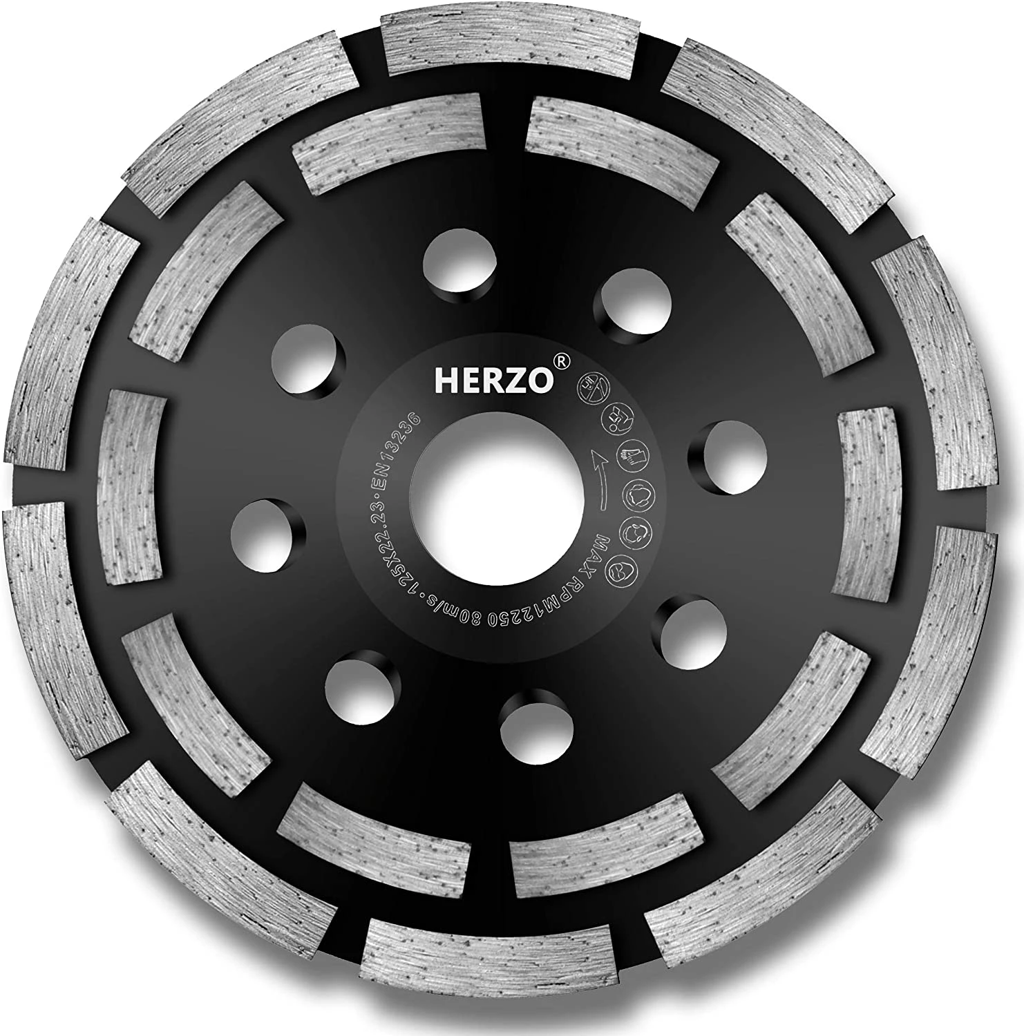 HERZO HSO5.1D 125MM/5Inch Diamond Grinder Discs Grinding Cup Wheel ...