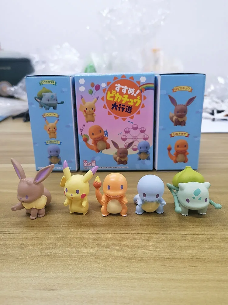 Pokemon Gashapon Figures Pikachu Eevee Bulbasaur Charmander Squirtle ...