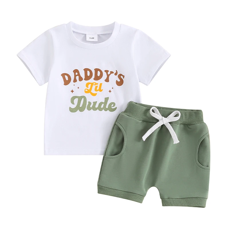 Pudcoco-Toddler-Boys-Summer-Outfits-Letter-Print-Short-Sleeves-T-Shirt ...