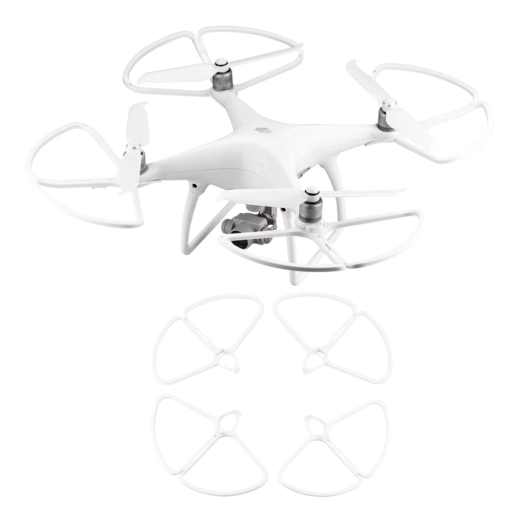 Dji 팬텀 4 프로 고급 드론 소품 범퍼 예비 부품 보호 커버 키트 용 퀵 릴리스 프로펠러 가드 프로텍터 4 개받침대 보호물