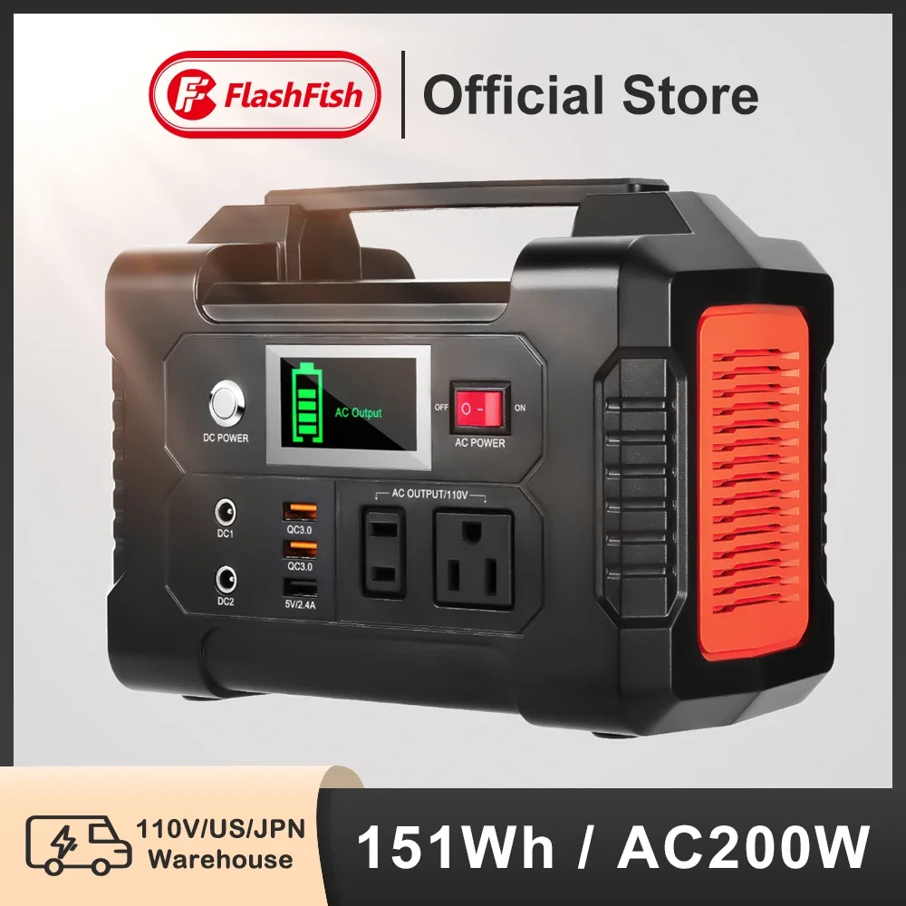 FFF-Flashfish-Solar-Power-Station-Portable-Generator-Emergency-Backup ...