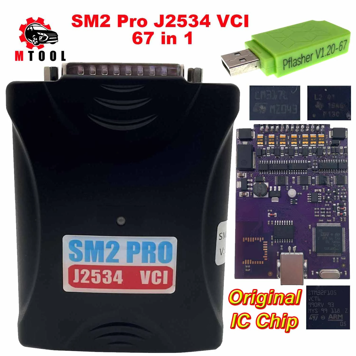 Ecu Programmer Read Write Ecu Tool Sm2 Pro J2534 Vci Support Checksum And Pinout Diagram 67in1 ...