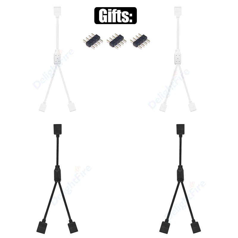 Female Female Connector 5v Rgb | Rgb Led Strip 5050 Connectors - 1 2/3 ...