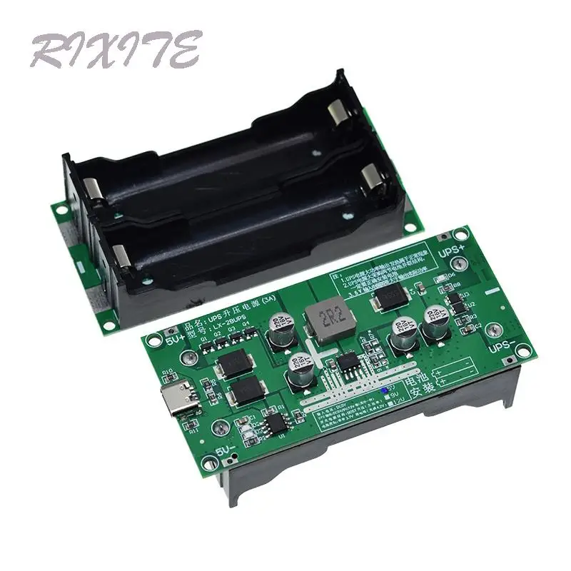 Type C 15W 3A 18650 Lithium Battery Charger Module DC DC Step Up ...