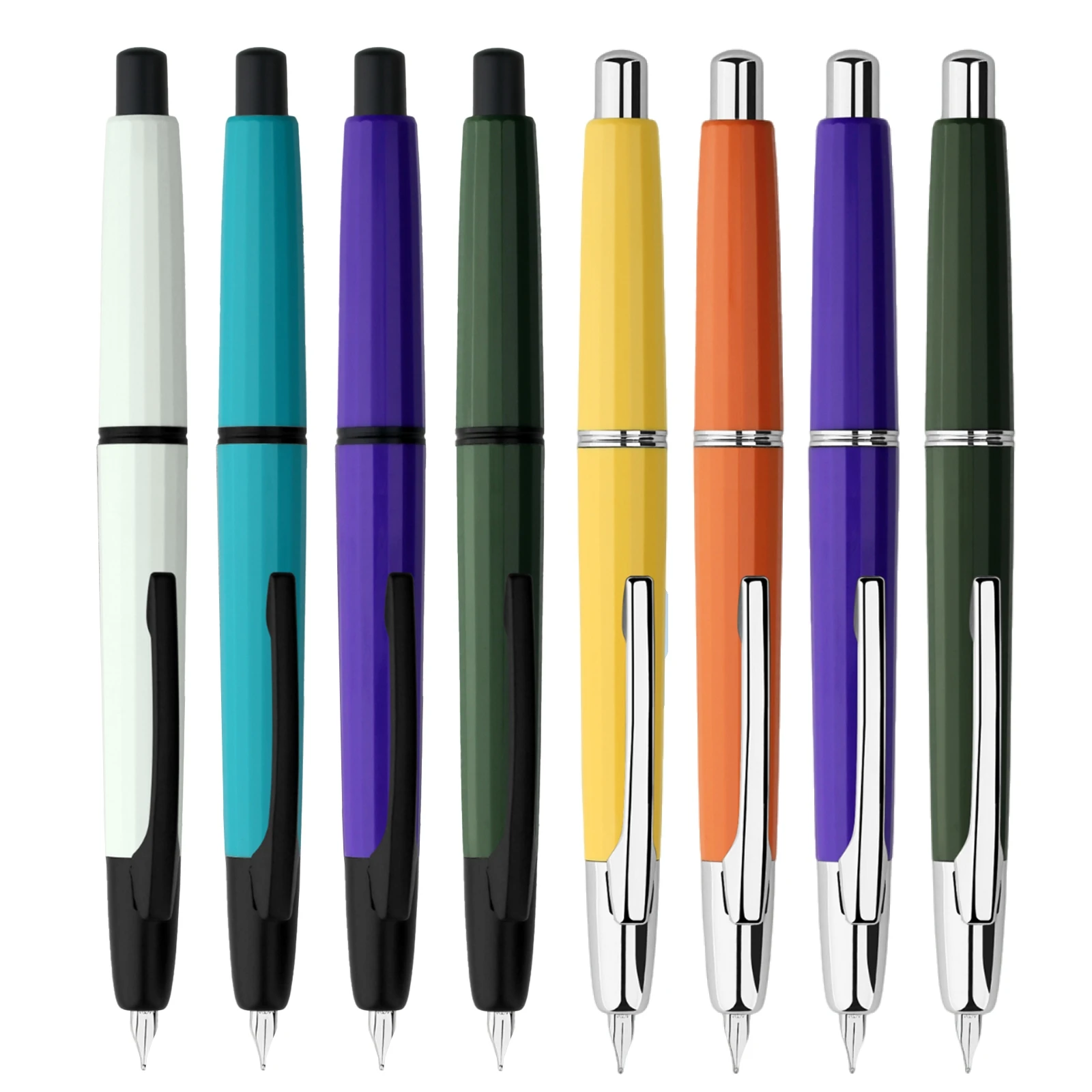 MAJOHN-A2-Smooth-Capless-Fountain-Pen-Retractable-EF-Nib-Resin-Ink-Pen ...