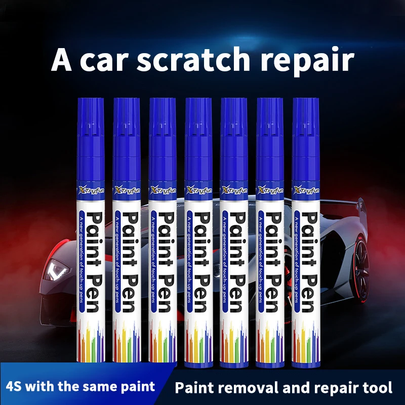 Car-Paintbrush-White-From-The-Spray-Paint-Black-Paint-Pen-Repair-Car ...