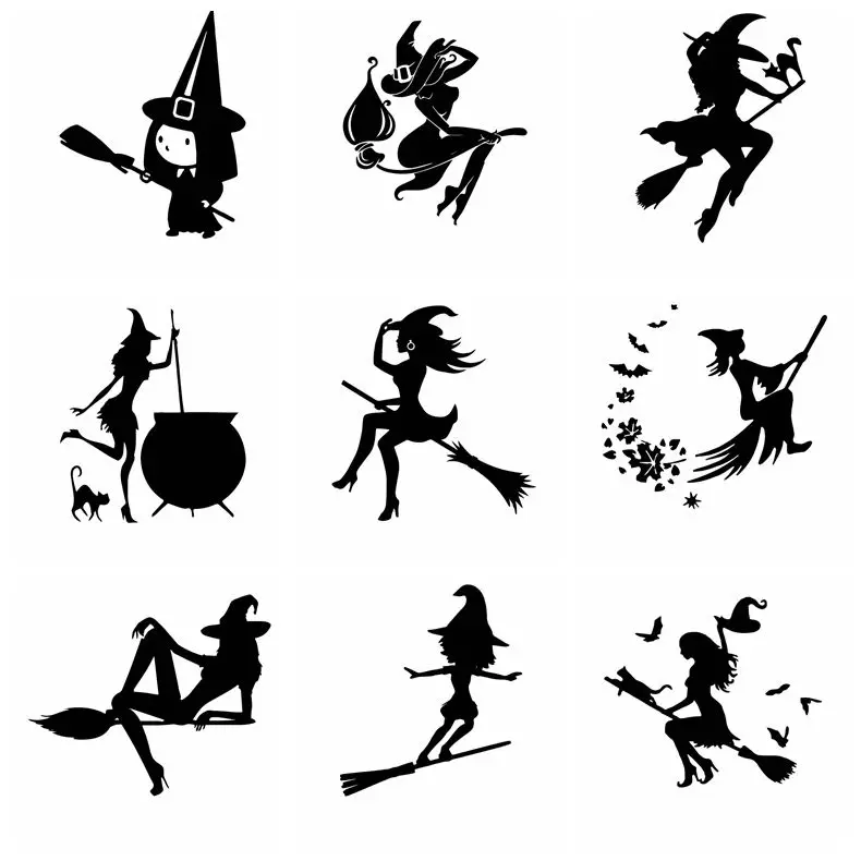 Vinyl-witch-Car-Accessories-Exterior-Personalized-Stickers-Motorcycle ...
